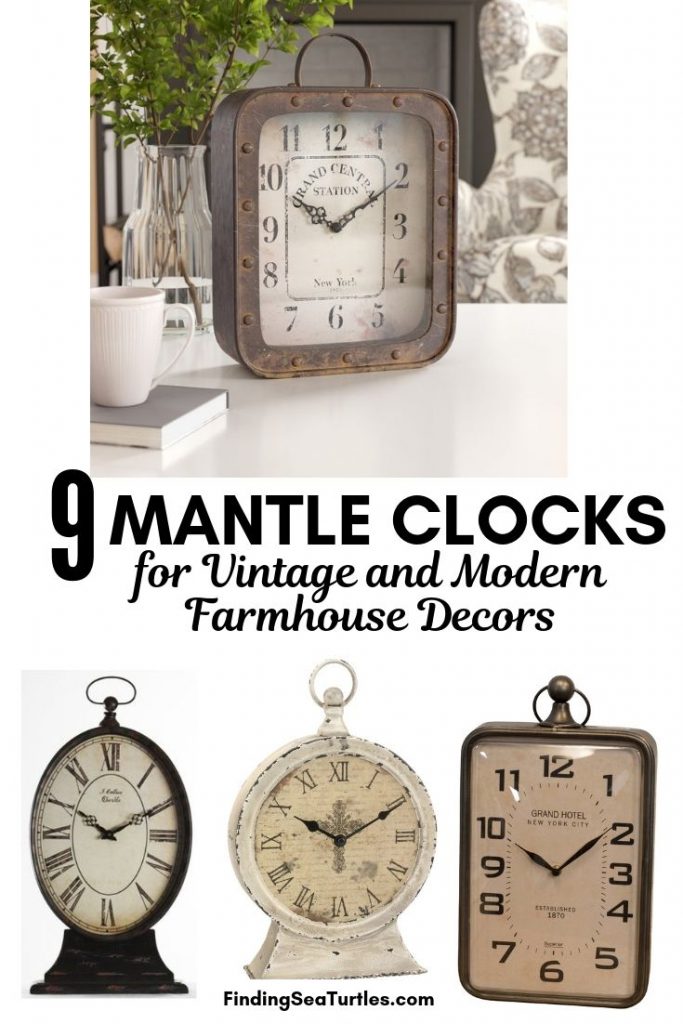 9 Mantle Clocks with Vintage Style