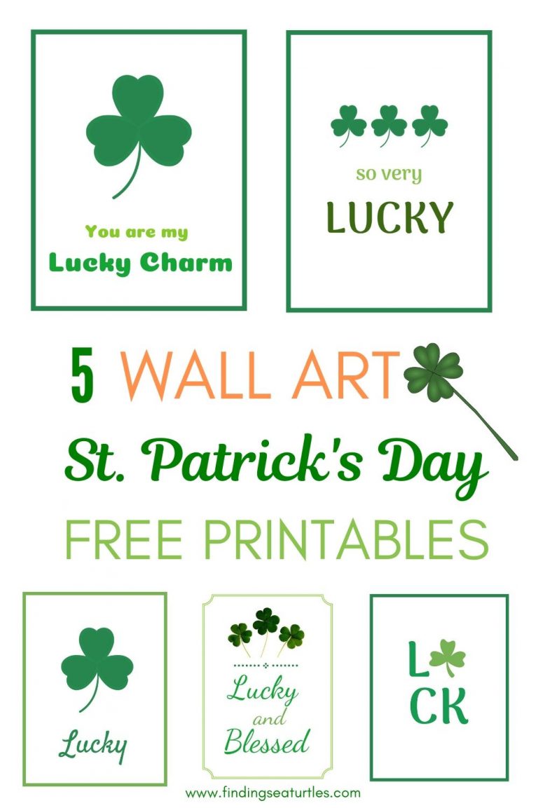 St. Patricks Day Free Printable Wall Art