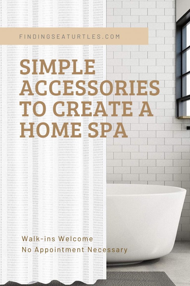 Simple Accessories to Create a Home Spa