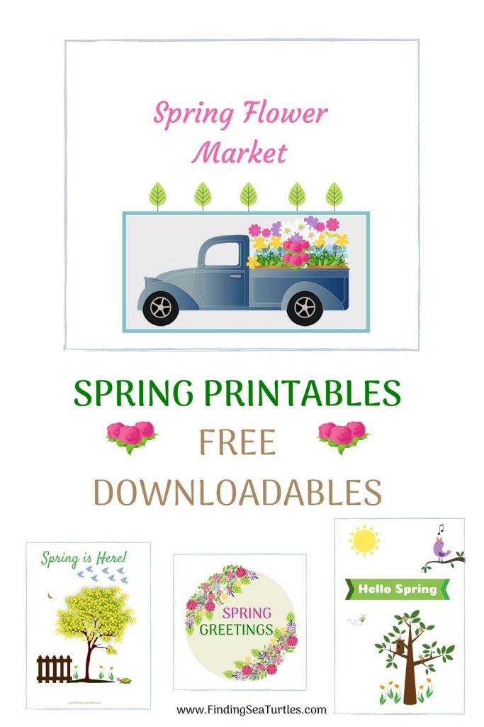 Hello Spring Free Printable Wall Art