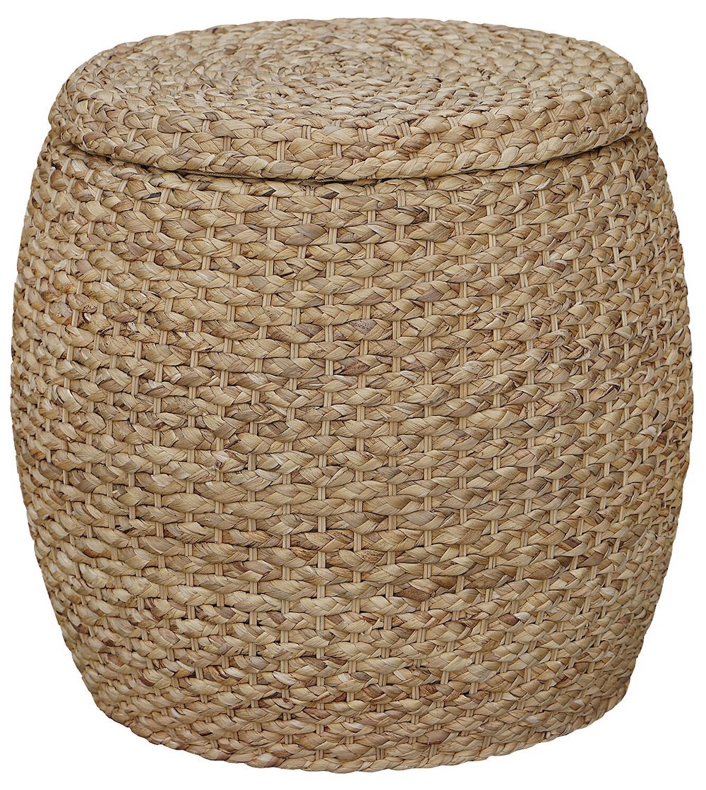 12 Rattan Ottomans with Storage