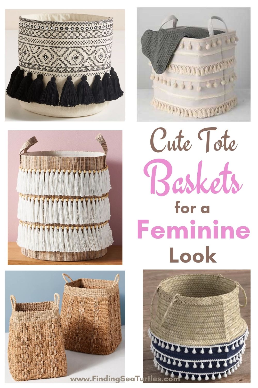 Tote Baskets for a Tidy Home