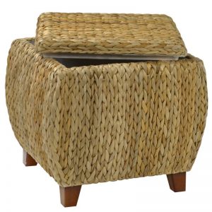 12 Rattan Ottomans with Storage