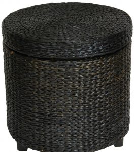 12 Rattan Ottomans with Storage