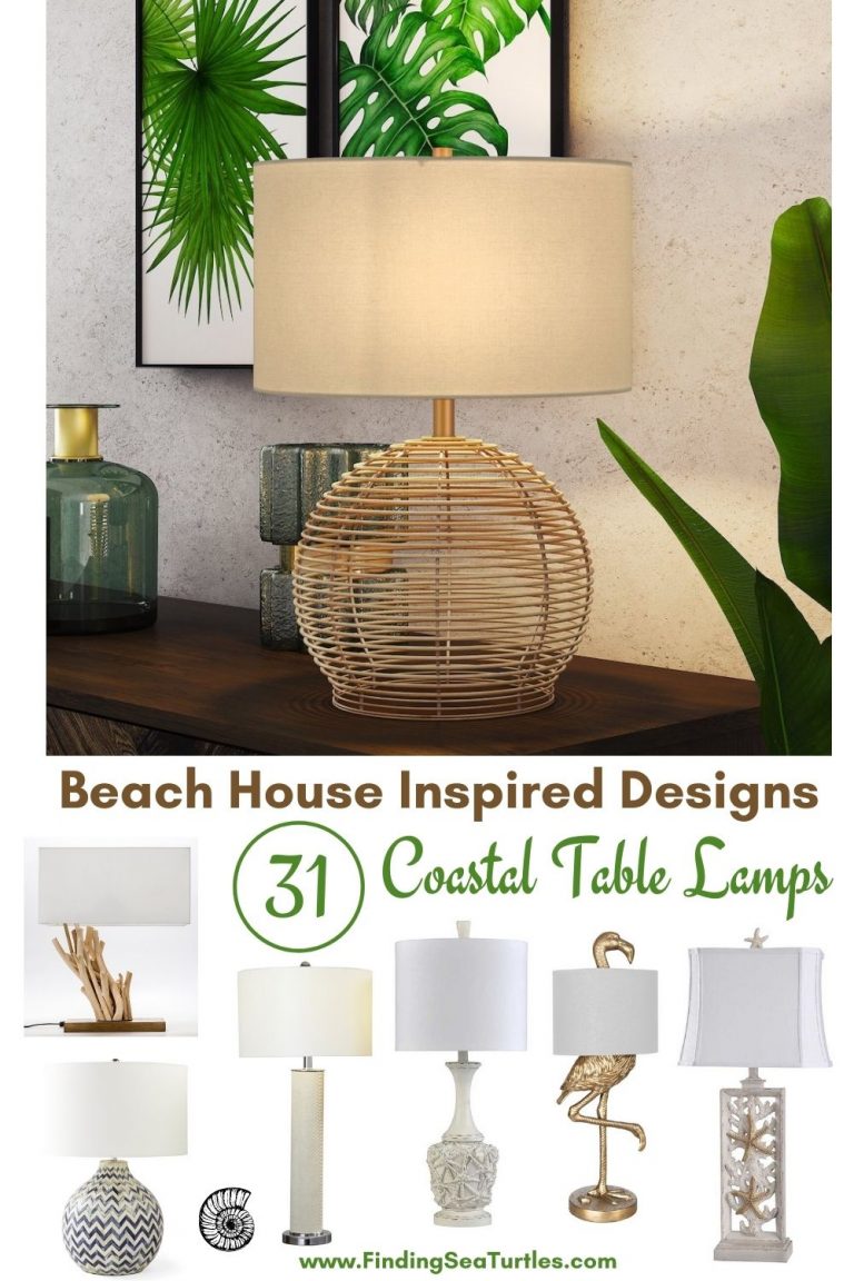 Coastal Table Lamps We Love - Finding Sea Turtles