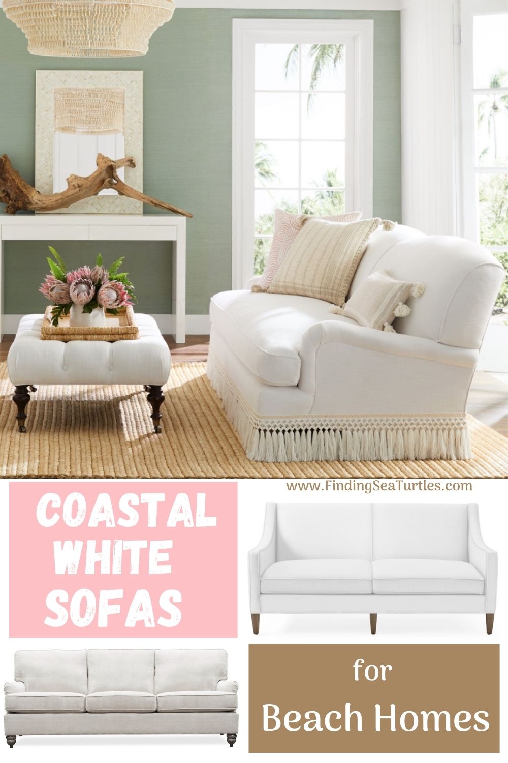 25 Coastal White Sofas for Beach Homes