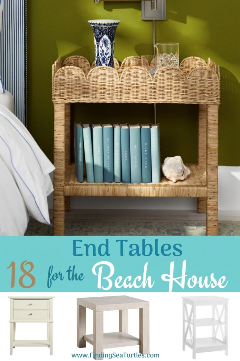 18 End Tables with Coastal Style