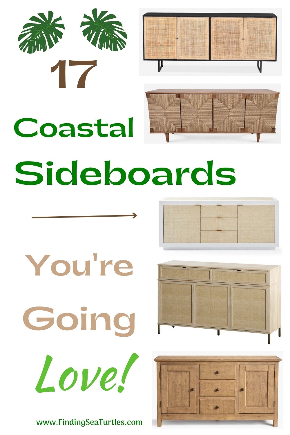 17 Coastal Sideboards We Adore