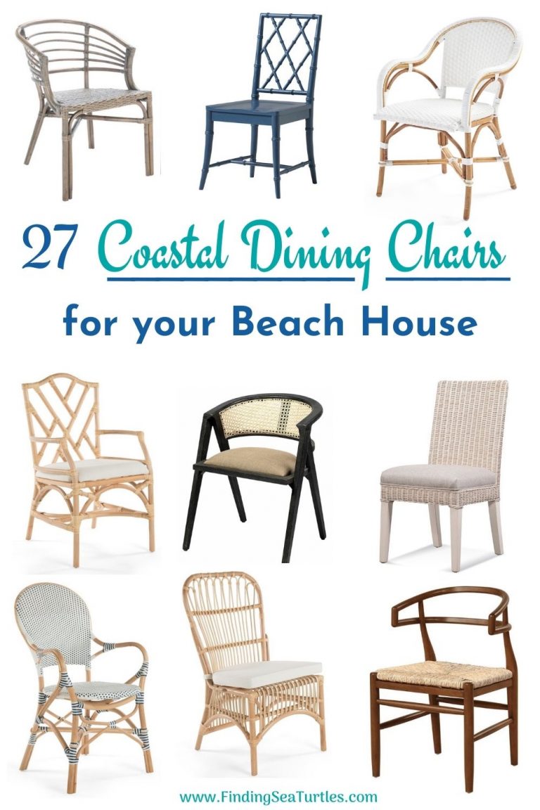 27 Coastal Dining Chairs with Seaside Style