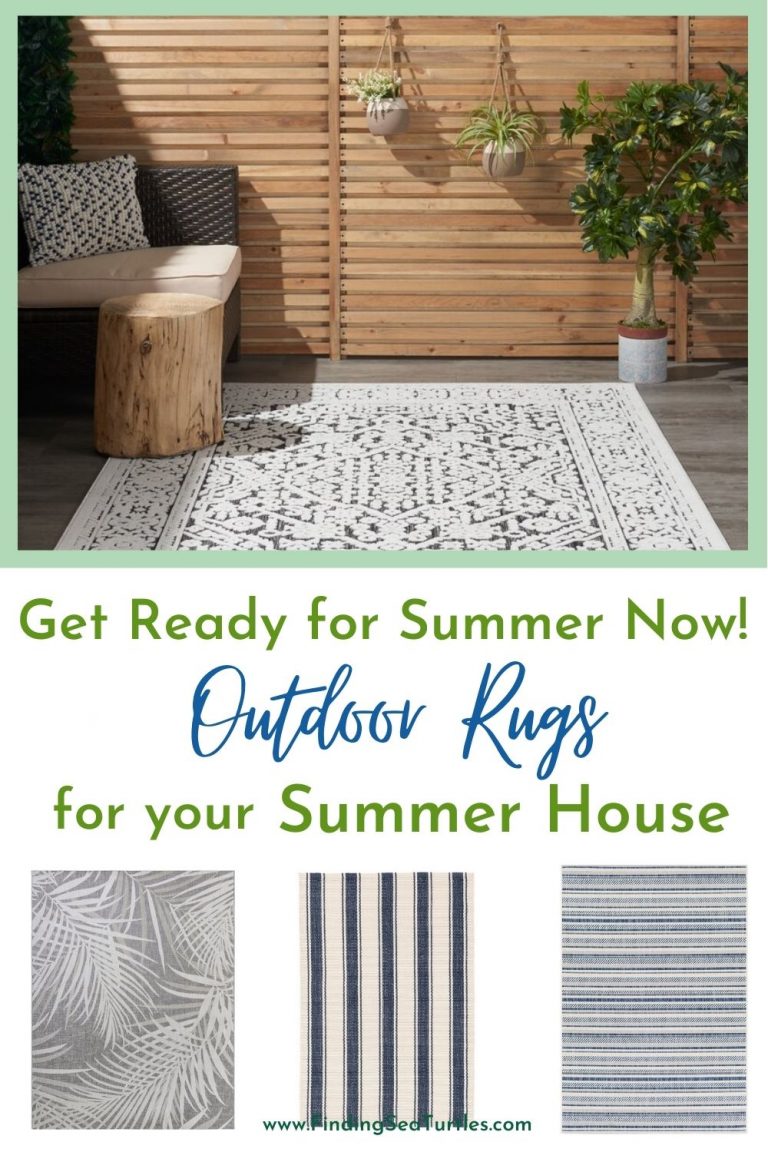 25 Coastal Outdoor Rugs with a Beach Vibe