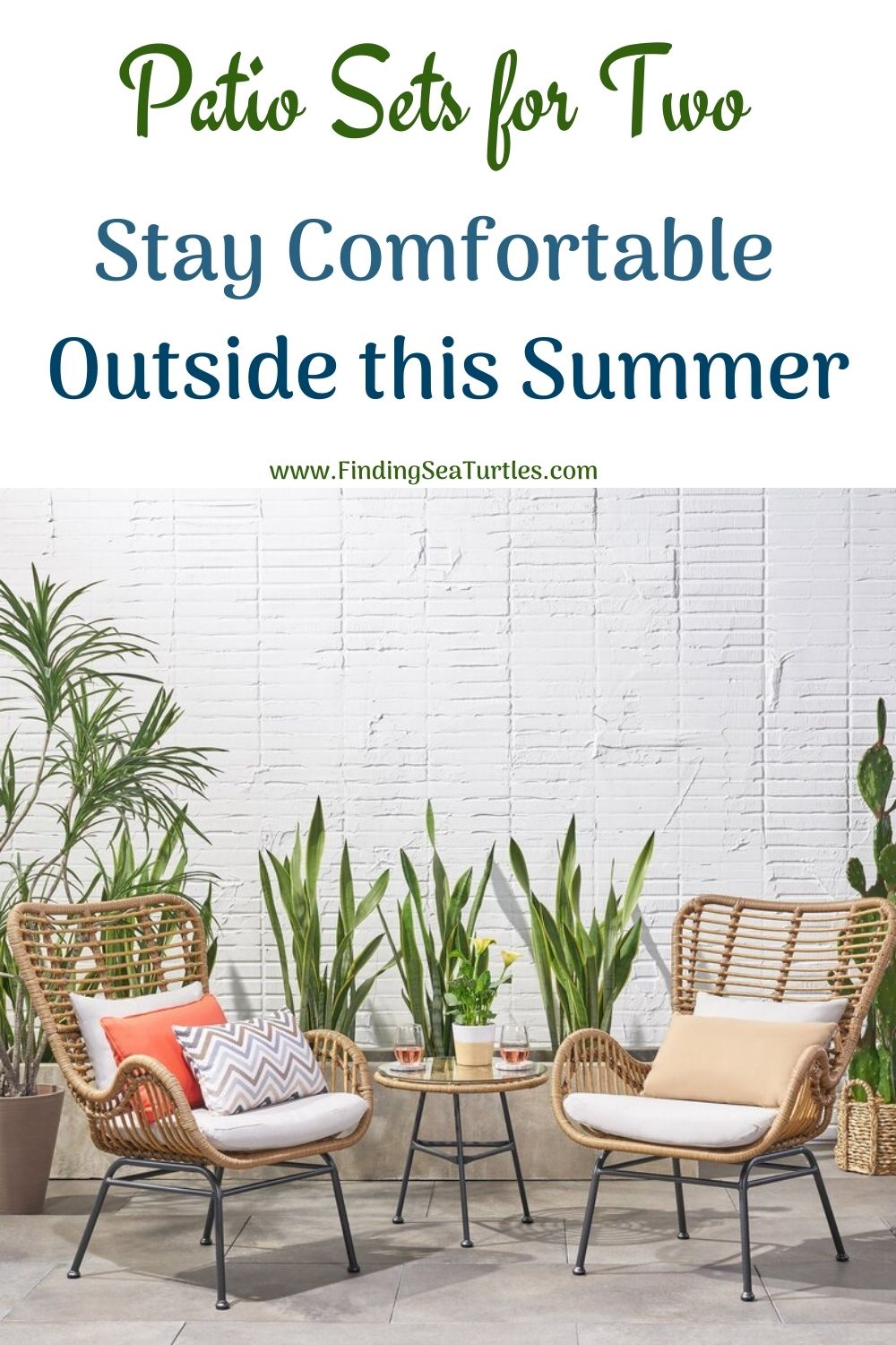9 Patio Conversation Sets for Two