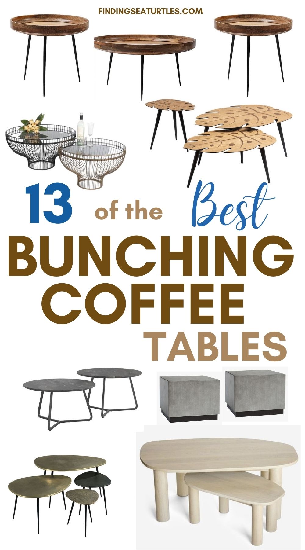 13 Best Bunching Coffee Tables for Today’s Home