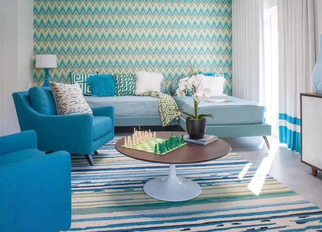 33 Most Inspiring Coastal Blue and Green Interiors to Style Now