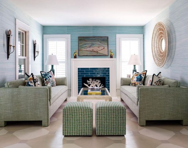 33 Most Inspiring Coastal Blue and Green Interiors to Style Now