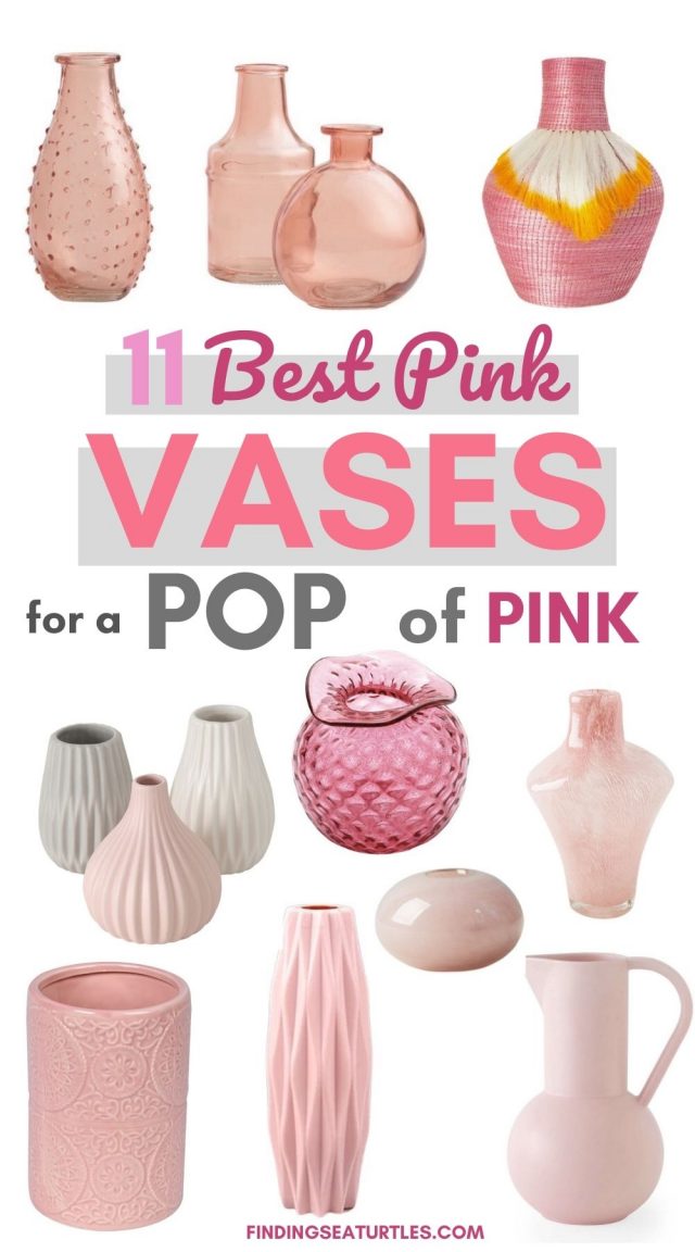 11 Best Pink Vases for a Pop of Color in Coastal Homes