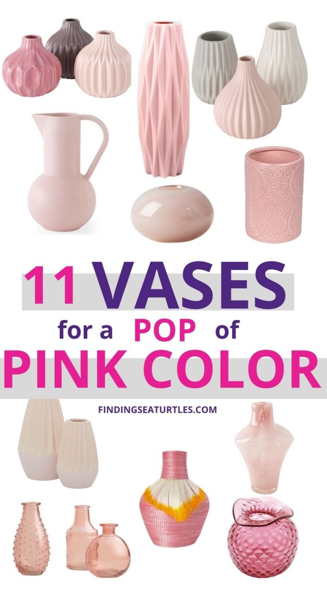 11 Best Pink Vases for a Pop of Color in Coastal Homes
