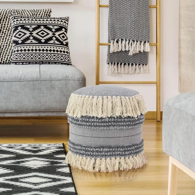 19 Most Inspiring Pouf Styling Ideas to Use Today