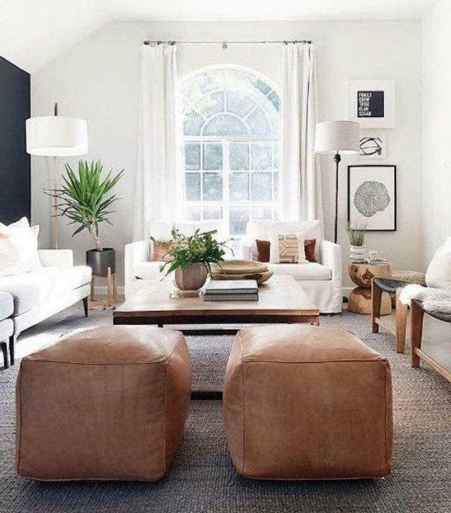 19 Most Inspiring Pouf Styling Ideas to Use Today