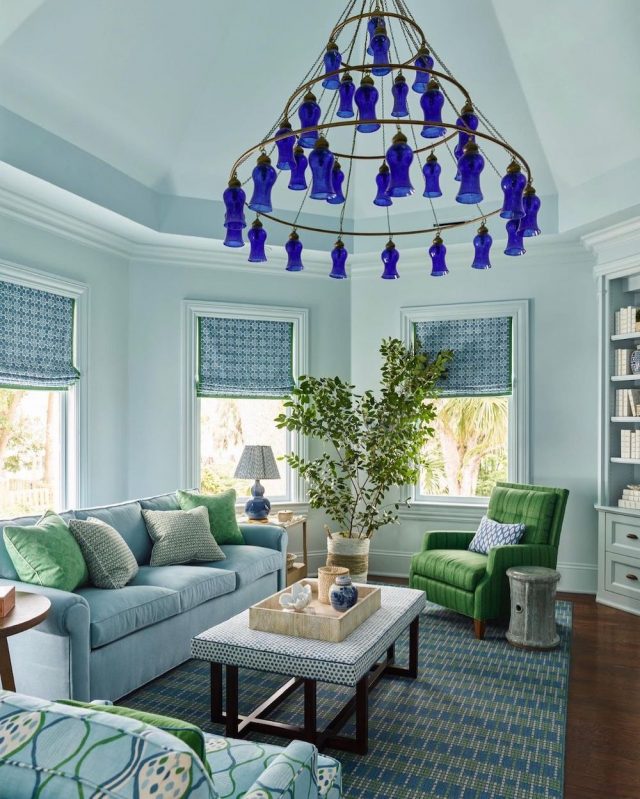 33 Most Inspiring Coastal Blue and Green Interiors to Style Now