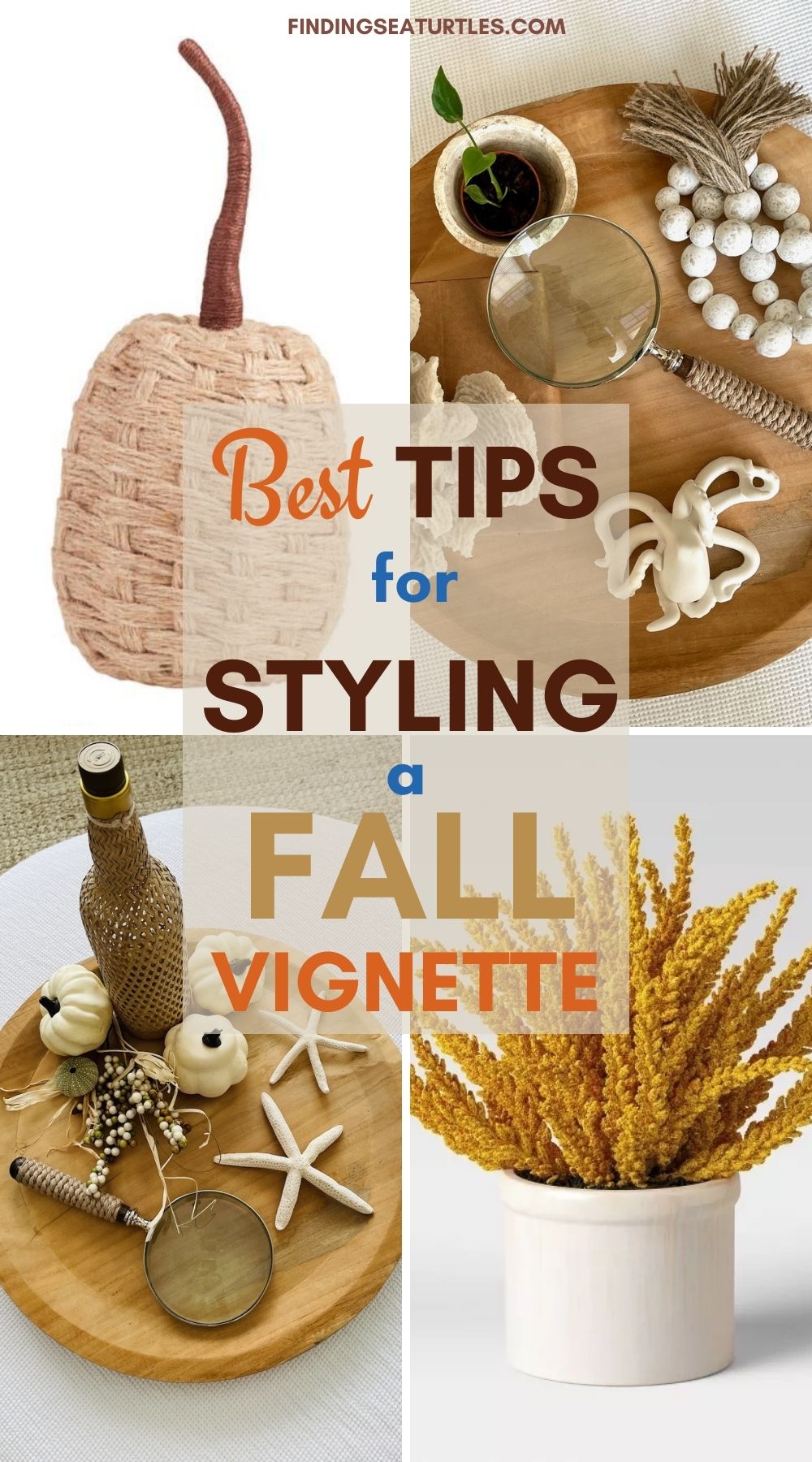 Best Tips for Styling a Fall Vignette for the Autumn Home