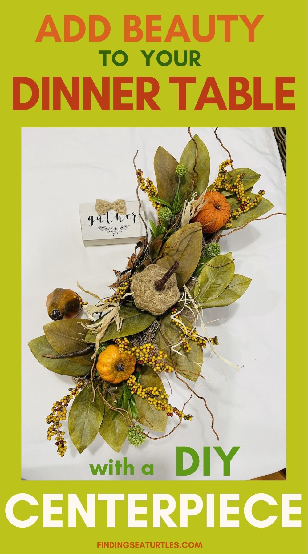 DIY Fall Centerpiece to Add Fall Beauty to Your Space