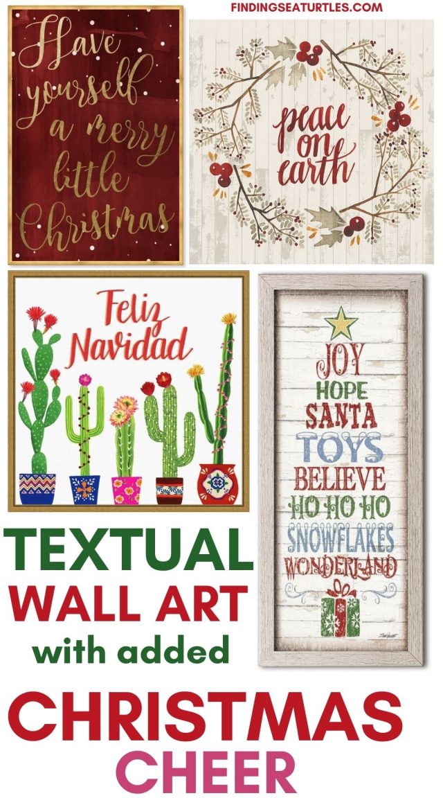 16 Christmas Textual Wall Art to Welcome Your Holiday Guests!