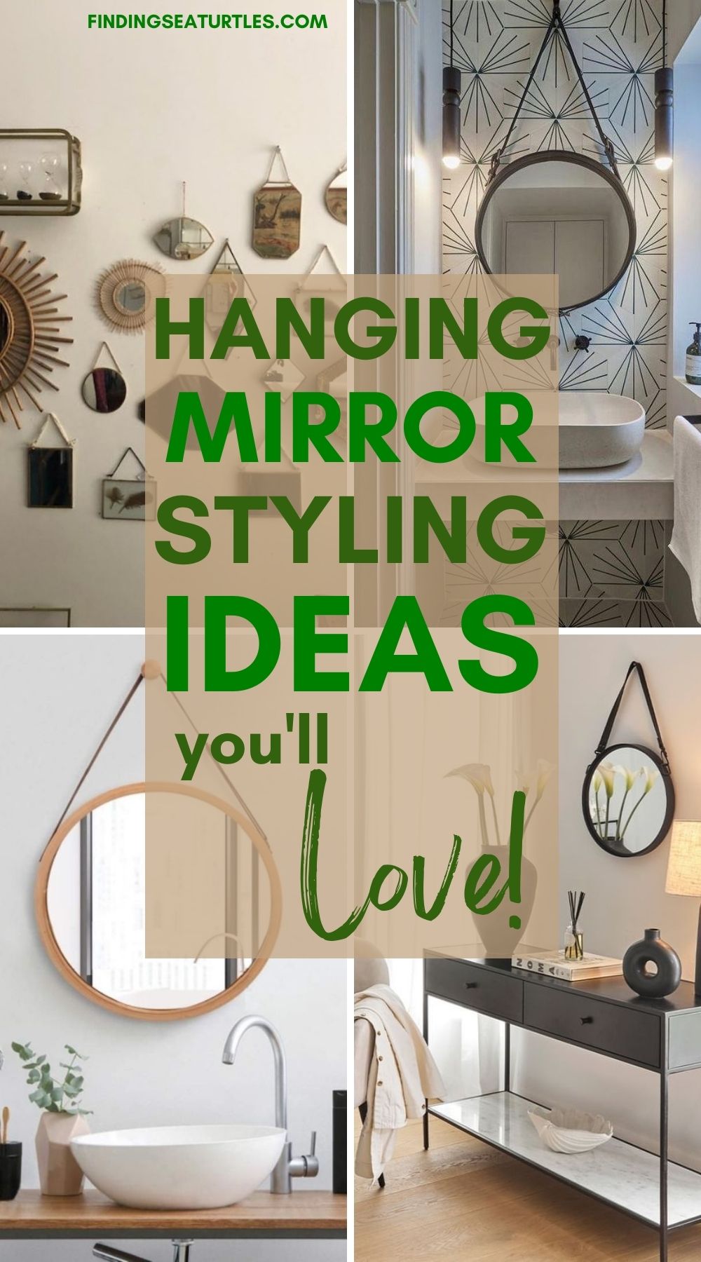 Most Popular Round Mirrors with Strap Ideas to Style Your Home!