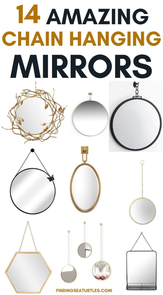 14 Chain Hanging Mirrors to Add Beauty to Your Walls