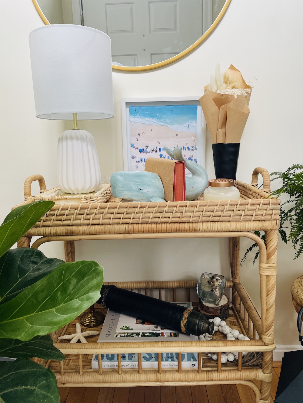 12 Rattan Entryway Table Ideas for your Front Entrance