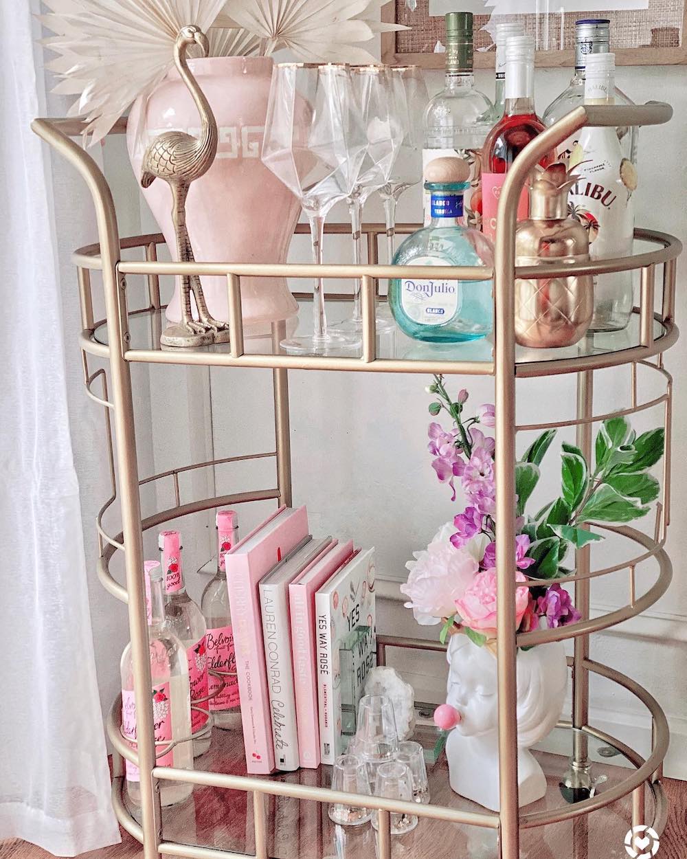 16 Bar Cart Styling Ideas to Celebrate Special Occasions