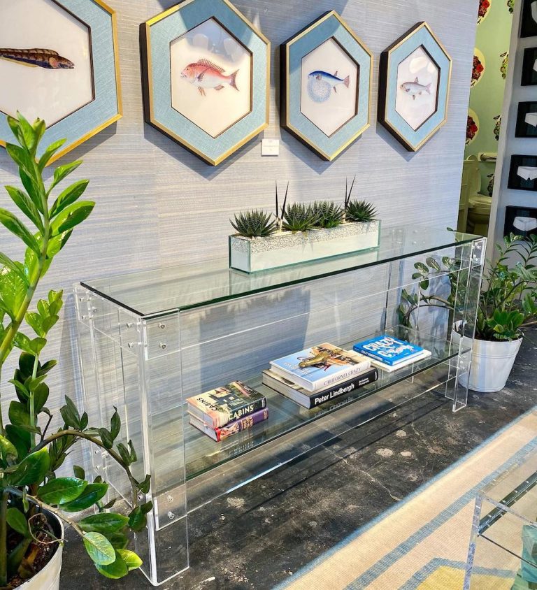 14 Acrylic Console Styling Ideas for a Modern Home Decor